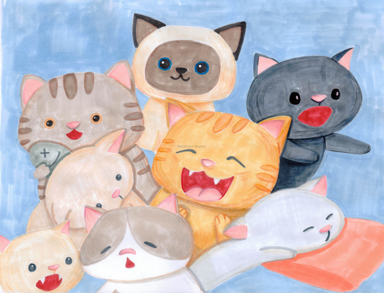 Revamp Creativity With Fresh Marker Drawing Ideas - Rabbit and Mustard