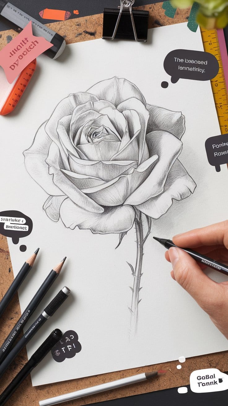 Easy Flower Drawing Techniques for Beginners and Beyond