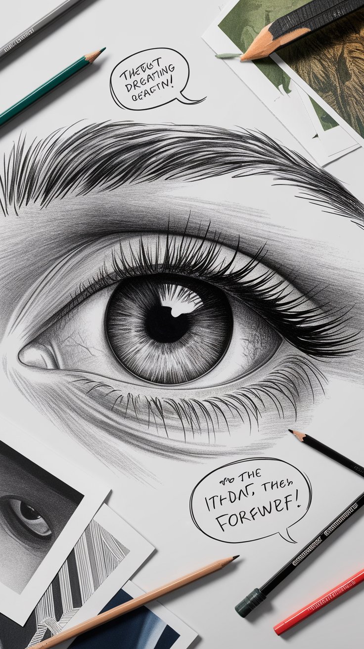 Master Realistic Eye Drawing: Step-by-Step Tutorial