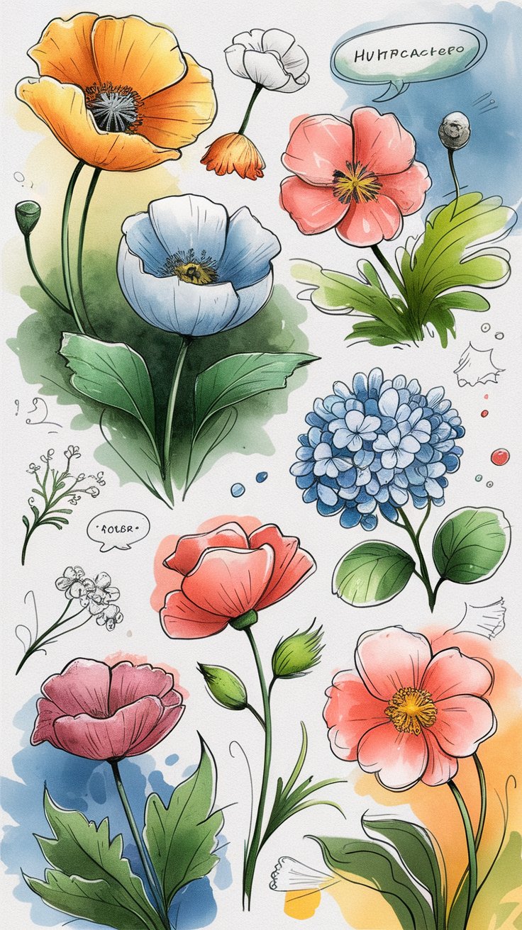 Easy Flower Drawing Techniques for Beginners and Beyond