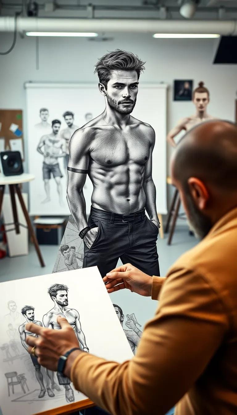 Master Dynamic Male Poses for Stunning Artistry