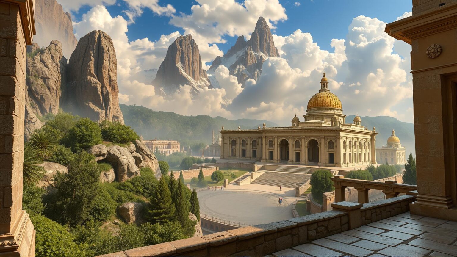 Explore the Serenity of Beautiful Landscape Paintings