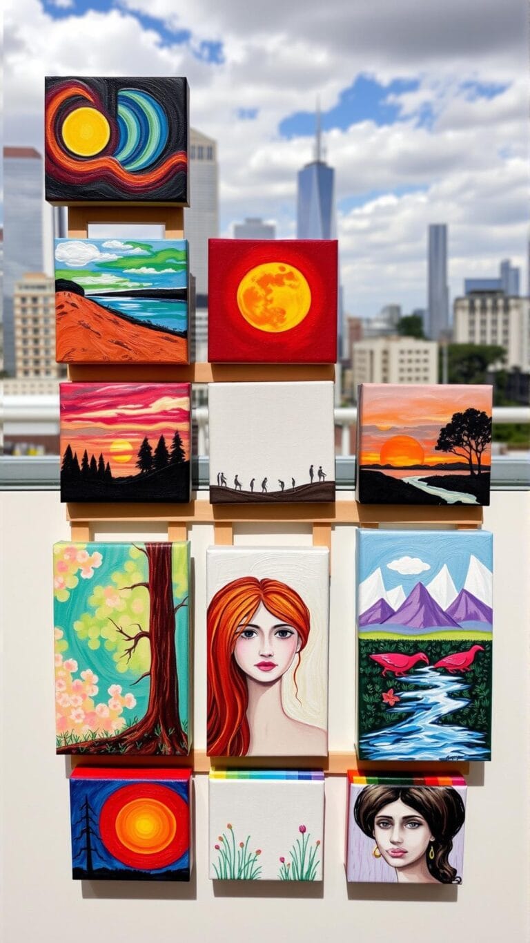 Tiny Masterpieces Unveiled in Mini Canvas Art Creations – Rabbit And ...