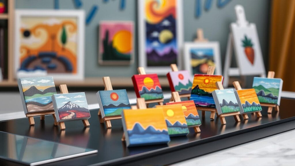 Tiny Masterpieces Unveiled in Mini Canvas Art Creations – Rabbit And ...