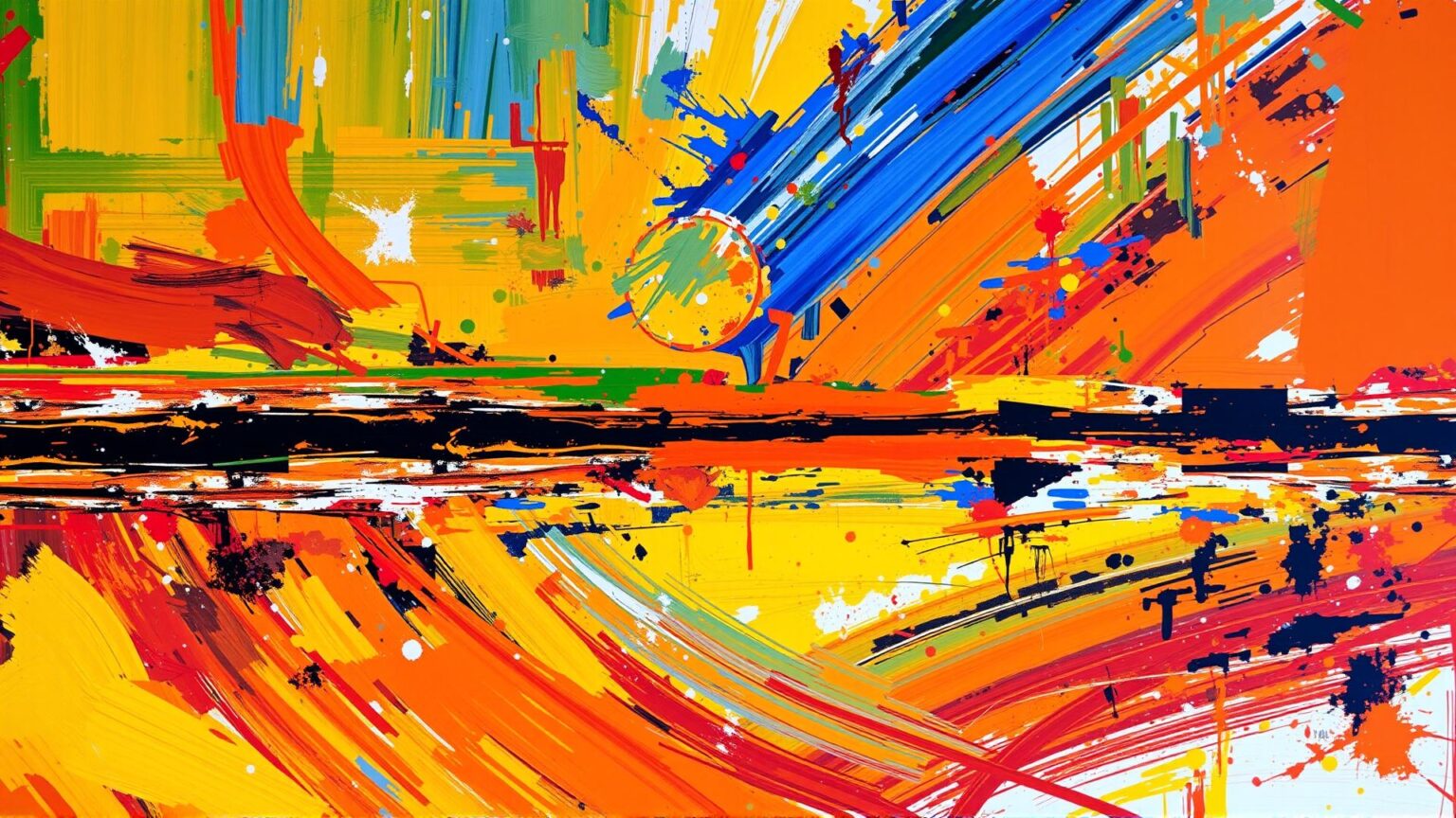 Explore Bold Abstract Painting Techniques and Emotions