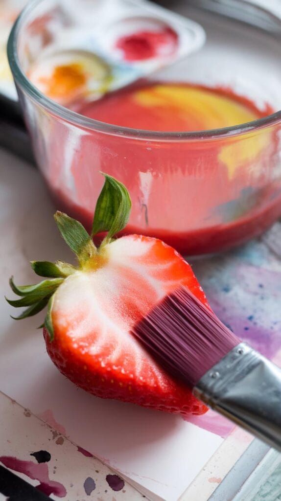 Delicious Strawberry Watercolor Painting Guide – Rabbit And Mustard