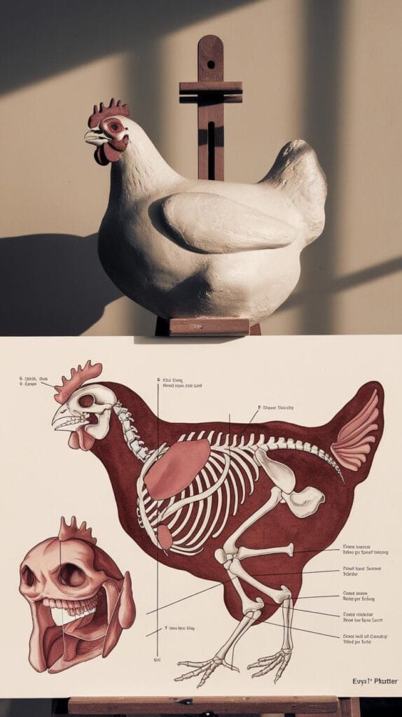 Quirky Chicken Painting Ideas Using Gouache And Ink Wash – Rabbit And ...