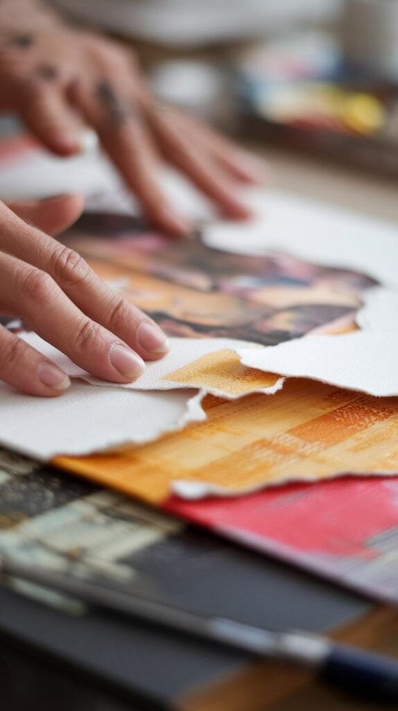 Paper Collage Art For Creative Expression Mastery – Rabbit And Mustard