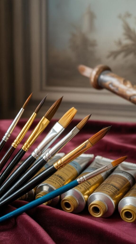 Ornate Brushwork Techniques In Rococo Painting Tutorials – Rabbit And ...