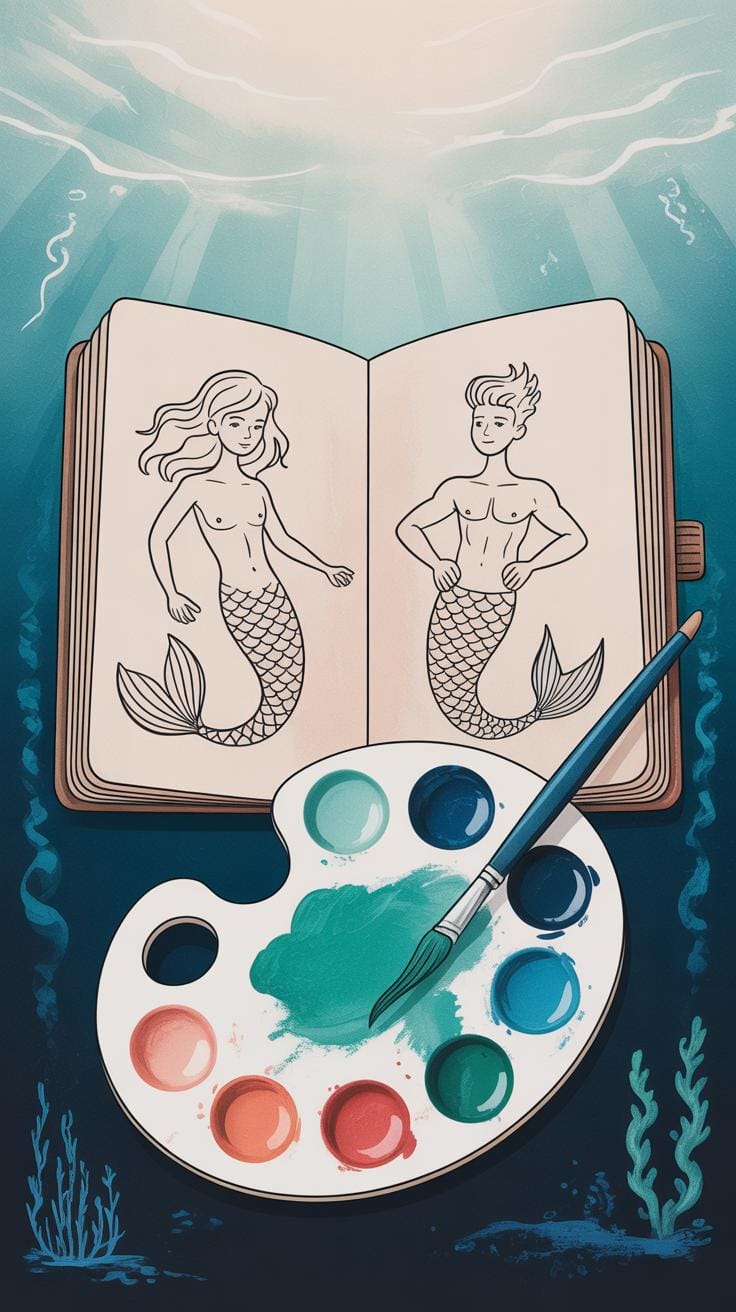 Create Stunning Mermaid and Merman Illustrations