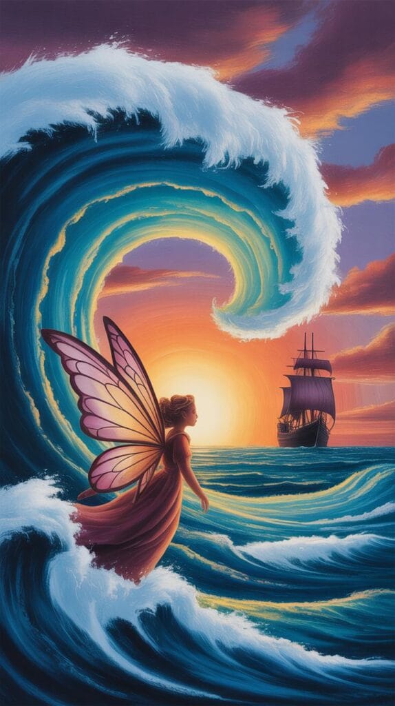 Designing An Enchanting Sea Fairy With Color Pencils And Markers ...
