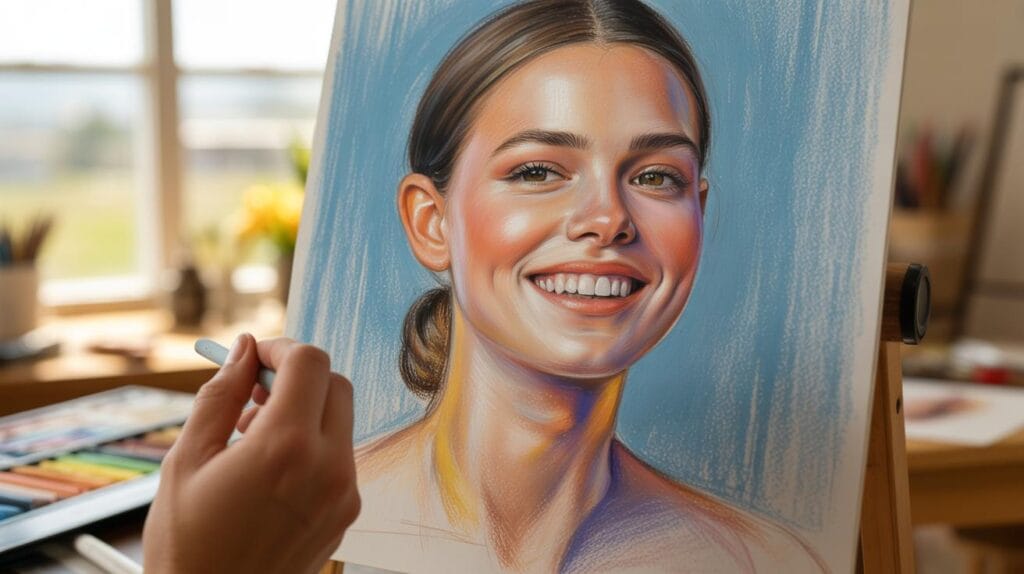 Master Portrait Painting with Soft Pastels Today