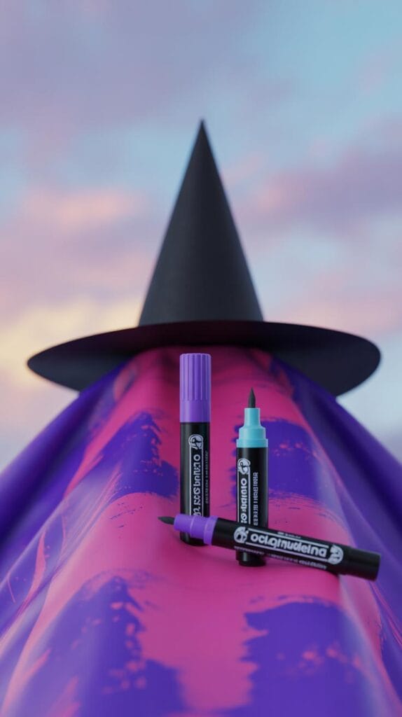 Essential Tips For Successful Witch Drawing In Marker Art – Rabbit And ...