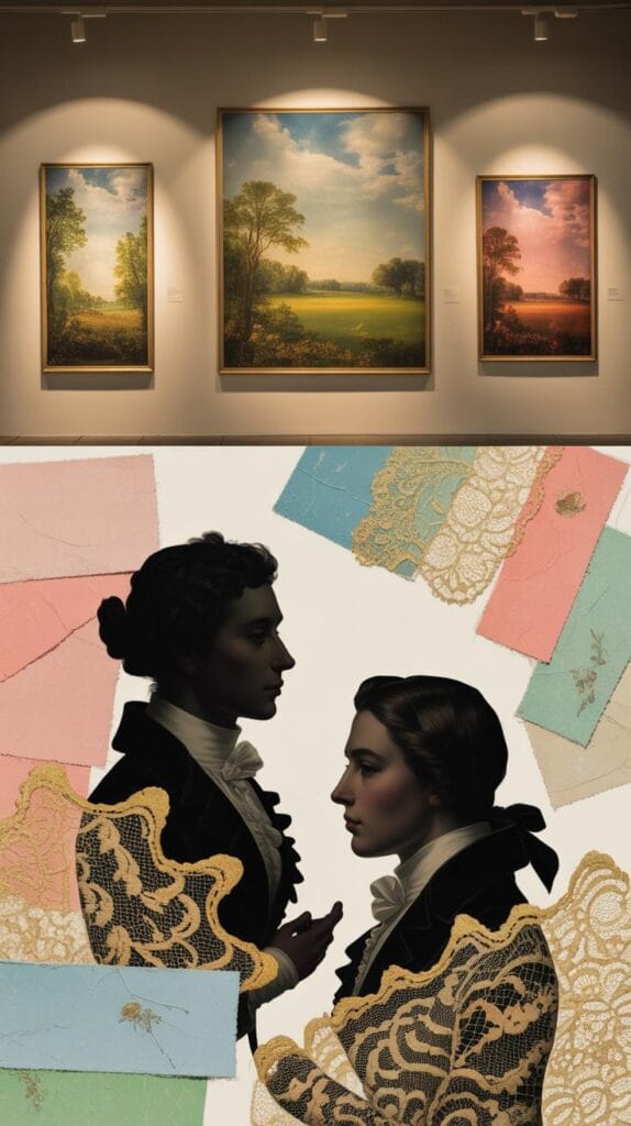 Elegance Of French Rococo Explored Through Mixed Media Art – Rabbit And ...