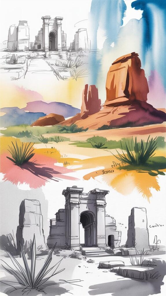 Transform Your Journeys Into Memorable Travel Drawing Logs – Rabbit And ...