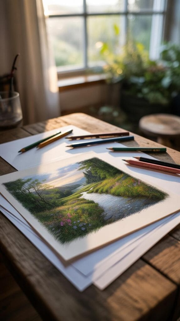 Quick Landscape Drawing Easy Methods for Beginners in 2024 – Rabbit And ...