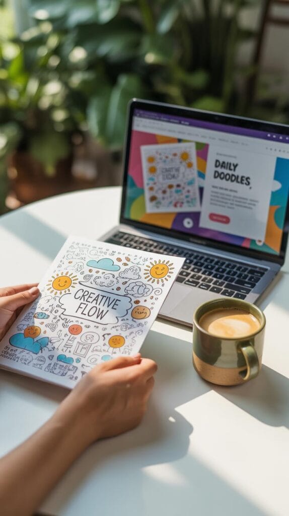 Doodle Pages Spark Your Imagination and Boost Your Creativity – Rabbit ...