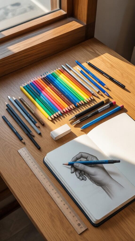 Drawing Techniques With Hand Drawing Reference For Accurate Sketches ...