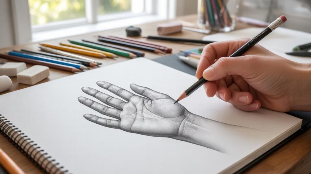 Drawing Techniques With Hand Drawing Reference For Accurate Sketches ...