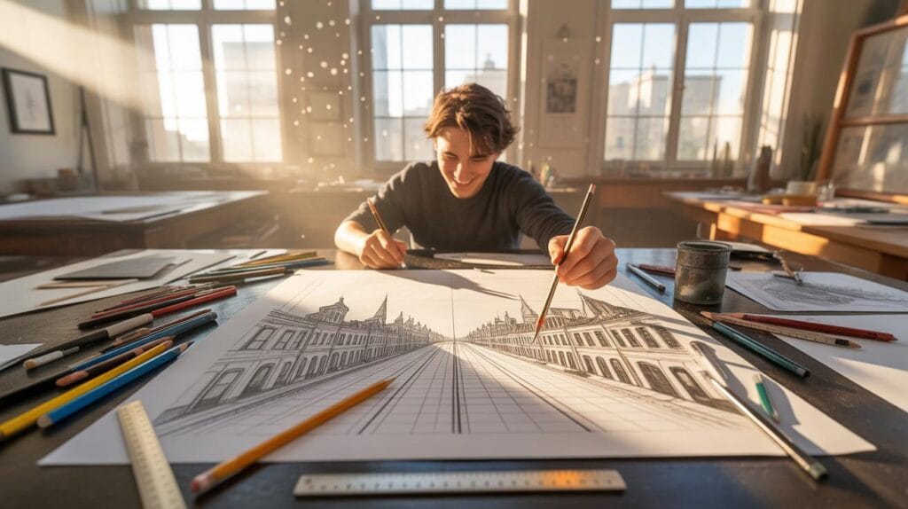 Perspective Drawing Lessons For Effective Drawing Practice – Rabbit And ...