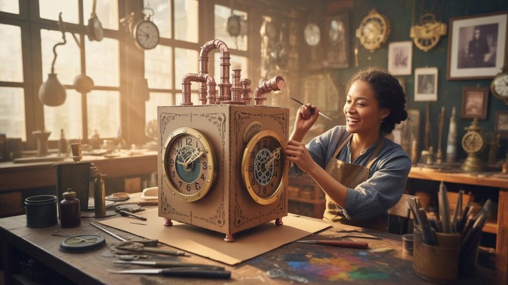 The Cardboard Time Machine: Sculpting Echoes Of The Past – Rabbit And ...